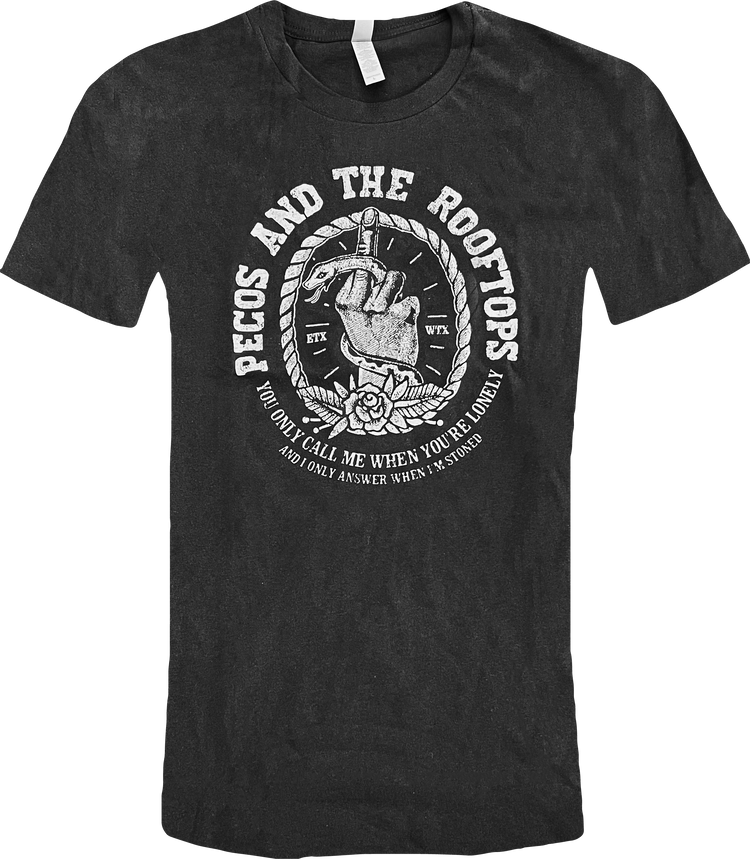 Middle Finger Tee – Pecos & the Rooftops Merch